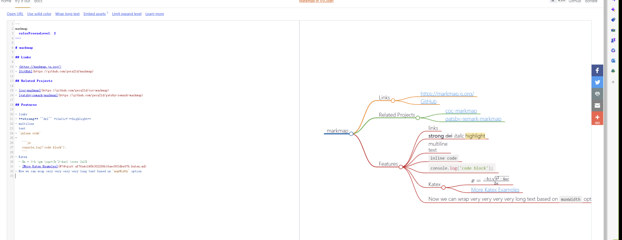 标记思维导图 markmap – 杰力皓博